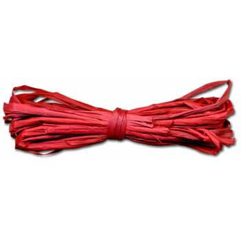 Librairie Memoires. Ribbon Red Raffia