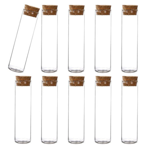 Librairie Memoires. Glass Tube 22x60mm Cork Cap