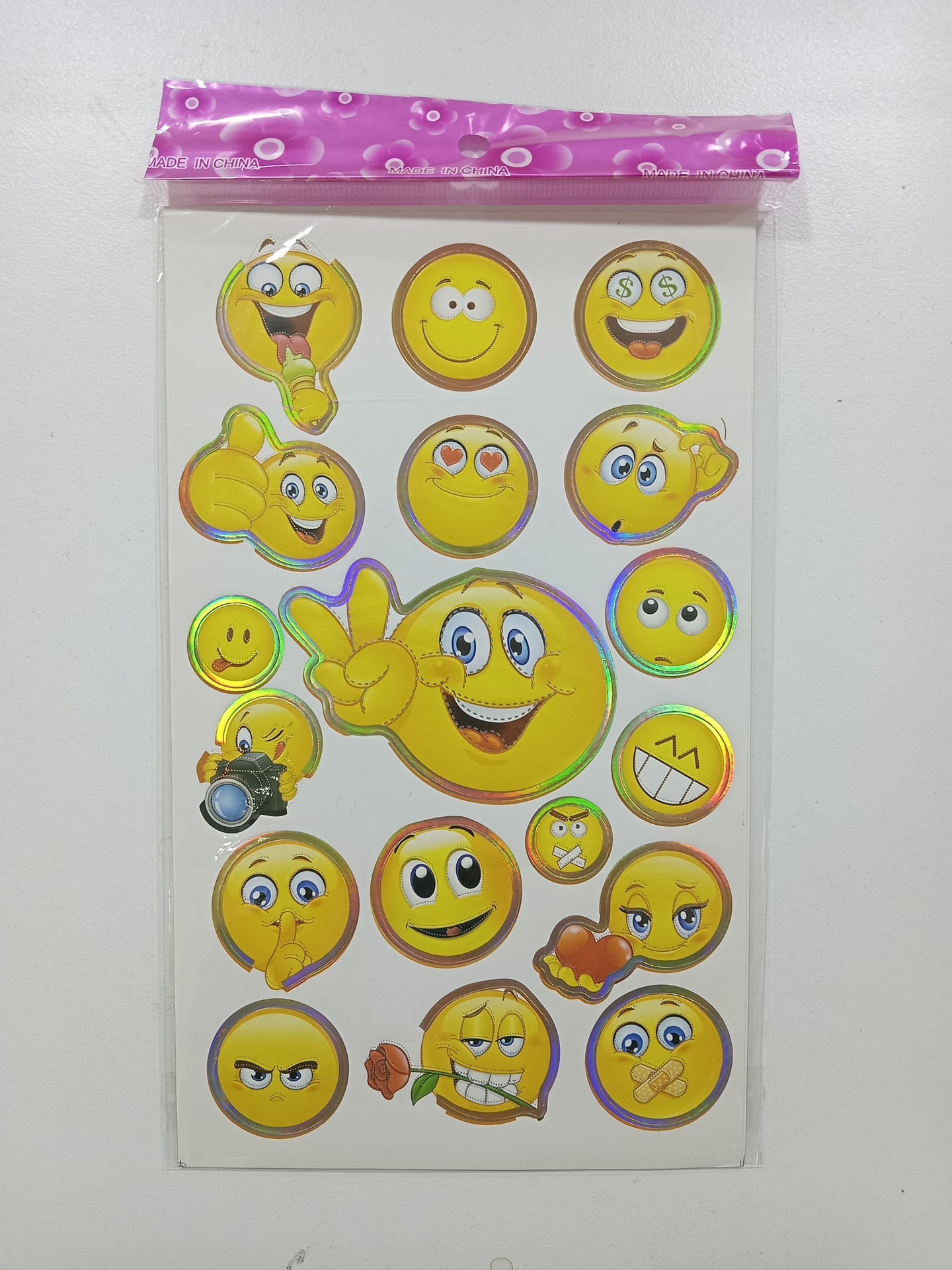 Librairie Memoires. Stickers Smiley